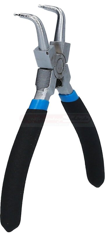 Seegeringzange für Innensicherungsringe, abgewinkelt, 125 mm, 6,61