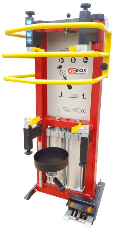 Druckluft-Stand-Federspanner mit Doppel-Zylinder inkl. Adapterplatte,