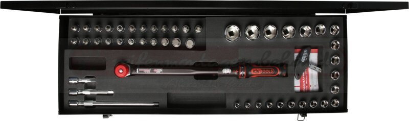 1/2" ERGOTORQUE®precision Ratschen-Drehmomentschlüssel-Satz Drehknopf