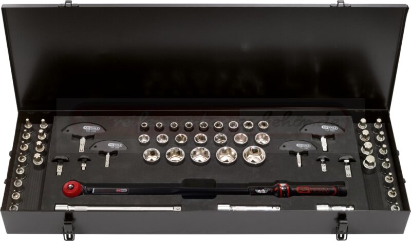 1/2" ERGOTORQUE®precision Ratschen-Drehmomentschlüssel-Satz Drehknopf