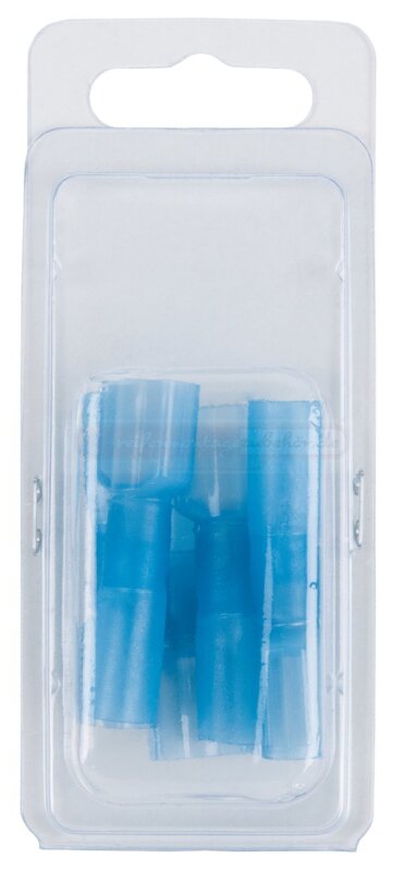 Sortiment isolierter Quetschverbinder, blau, AWG16-14, 6-tlg Stecker,